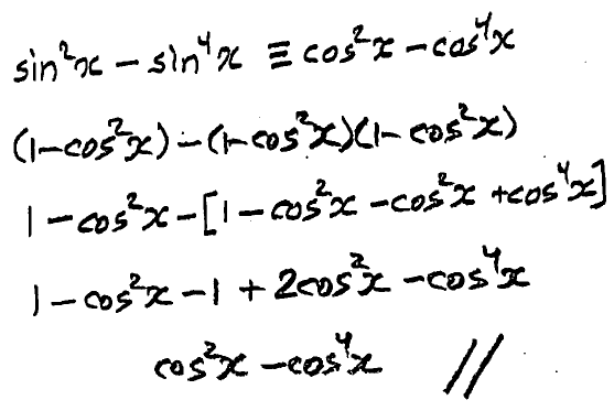 The Art of Proving Trig Identities – The Math Doctors
