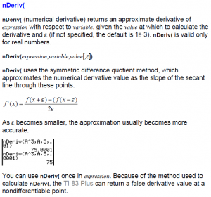 The Symmetric Derivative – The Math Doctors