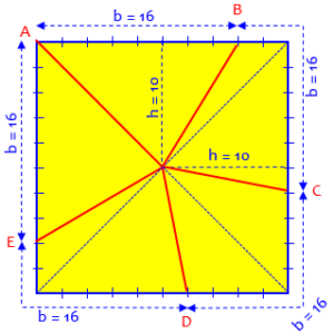 Cutting a Square Cake Equally – The Math Doctors