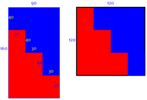 Cutting and Rearranging a Rectangle – The Math Doctors