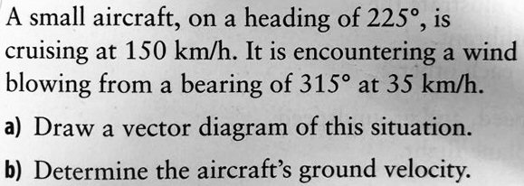 Application of Vectors: Airplane in the Wind – The Math Doctors
