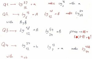 Advanced Logarithm Problems – The Math Doctors