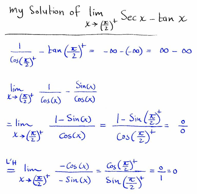 Limits: Recognizing Indeterminate Forms – The Math Doctors