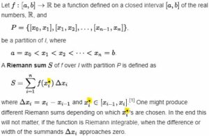 Writing a Riemann Sum as an Integral – The Math Doctors