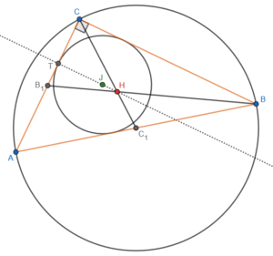 Two Triangle And Circle Problems The Math Doctors