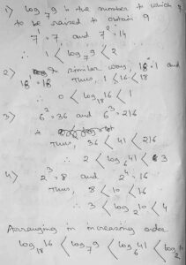 Comparing Logarithms With Different Bases – The Math Doctors