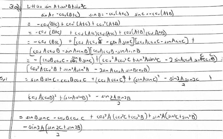 A Challenging Triangle Trigonometry Problem – The Math Doctors