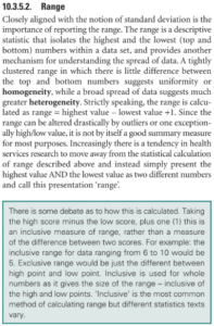 Why Are There Different Definitions of Range? – The Math Doctors