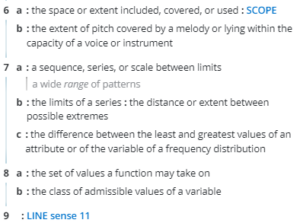 Why Are There Different Definitions of Range? – The Math Doctors