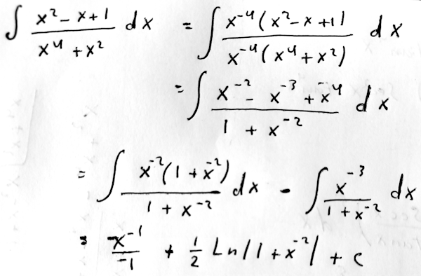 Integrating Rational Functions Beyond Partial Fractions The Math Doctors