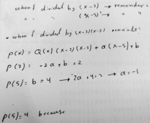 Polynomial Remainder Problems: Changing the Conditions – The Math Doctors